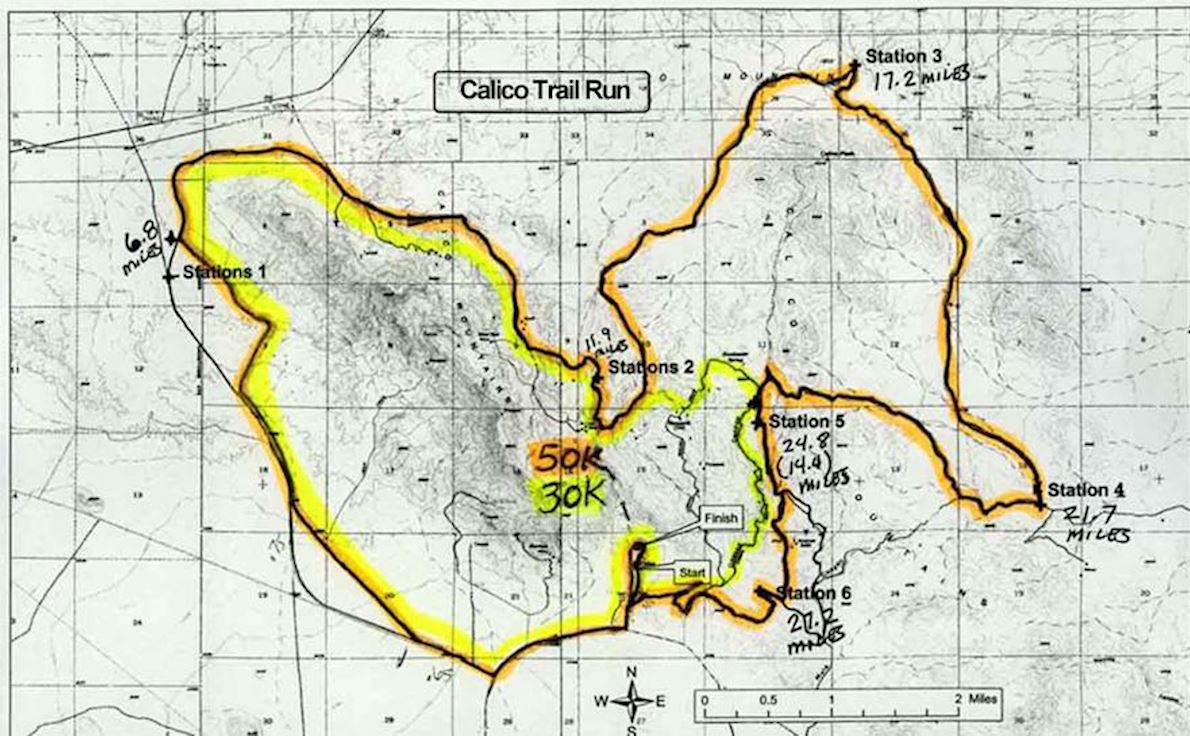 Calico Trail Run 50K | World's Marathons