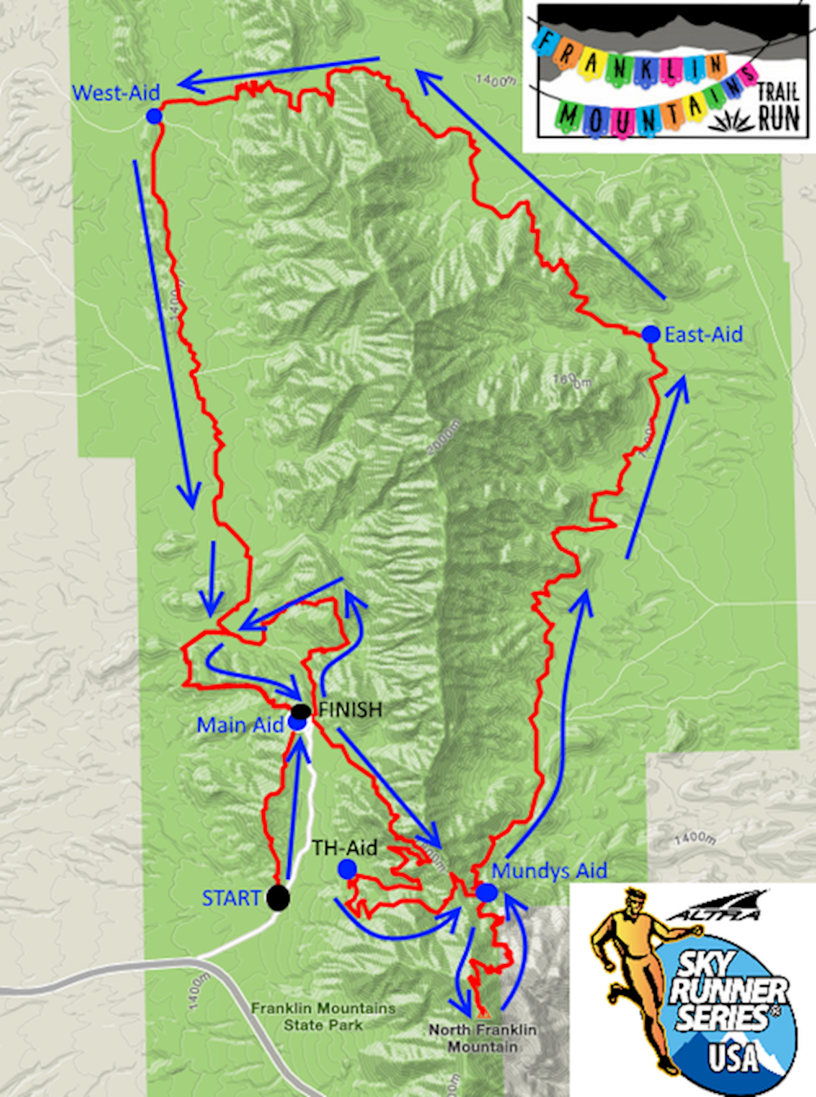 Franklin Mountains Trail Run 50K, Nov 09 2019 | World's Marathons