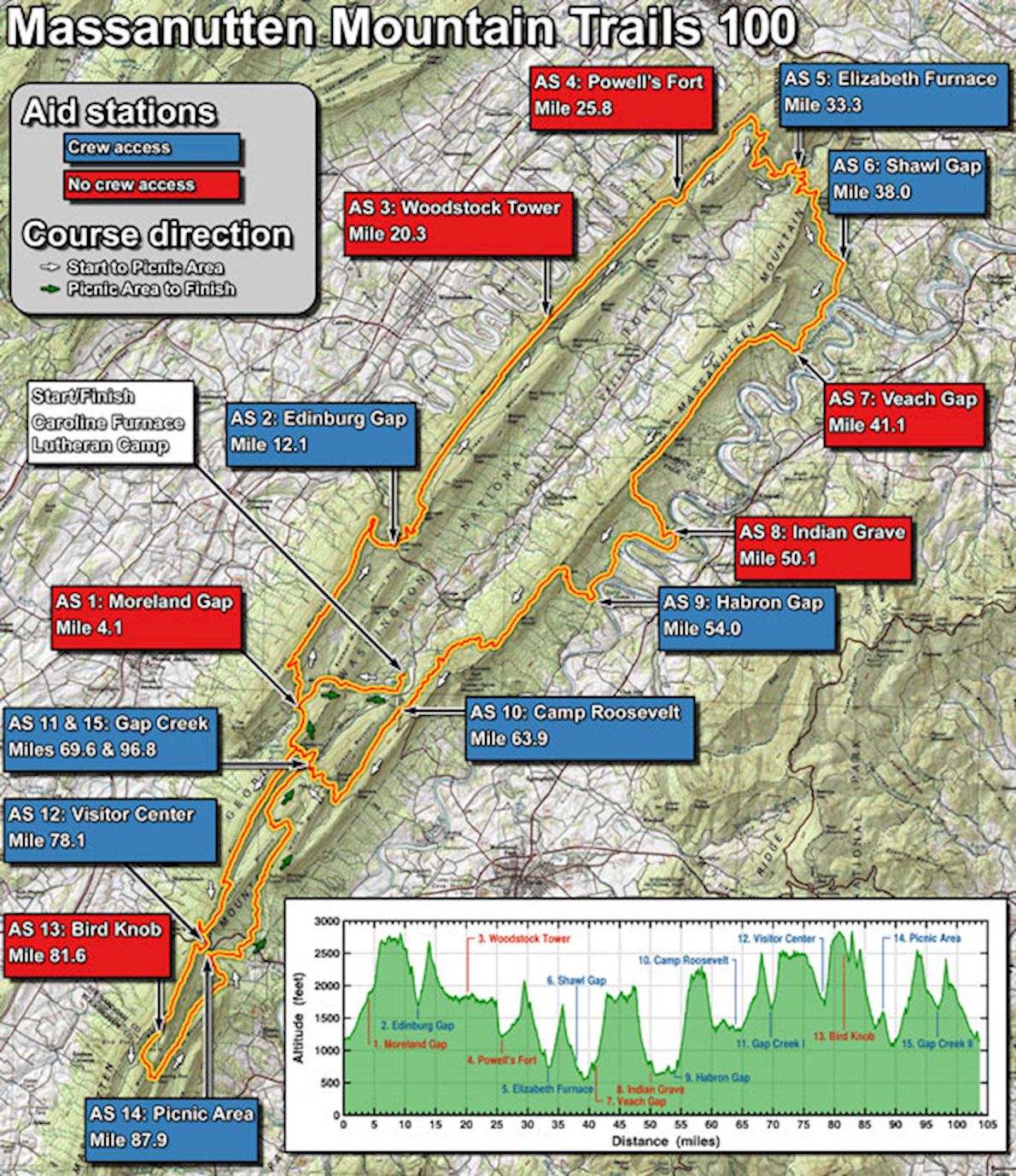 Massanutten Mountain Trails 100 Mile Run | World's Marathons