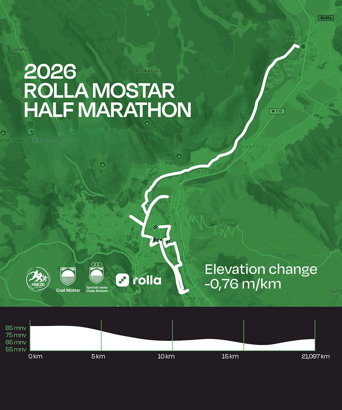 Mostar Half Marathon, 21 Mar 2026 | World's Marathons