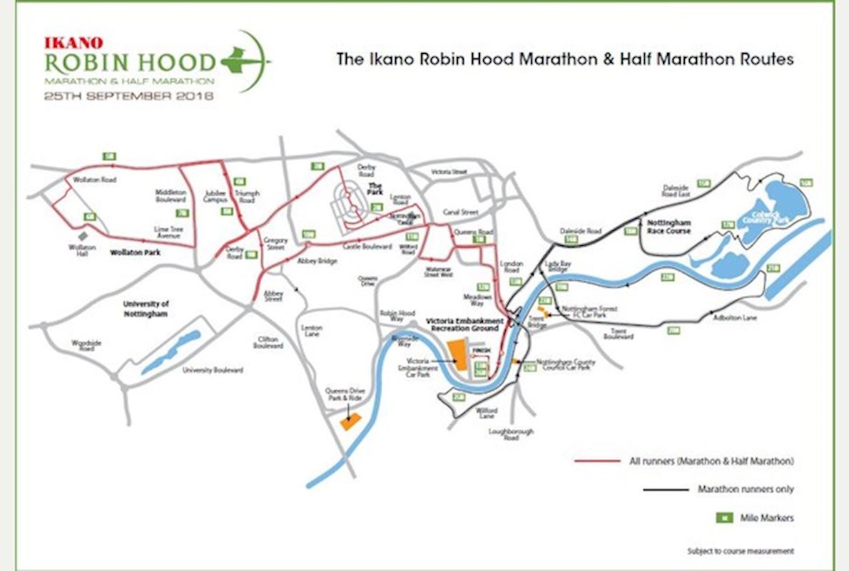 Robin Hood Half Marathon, Sep 29 2019 | World's Marathons