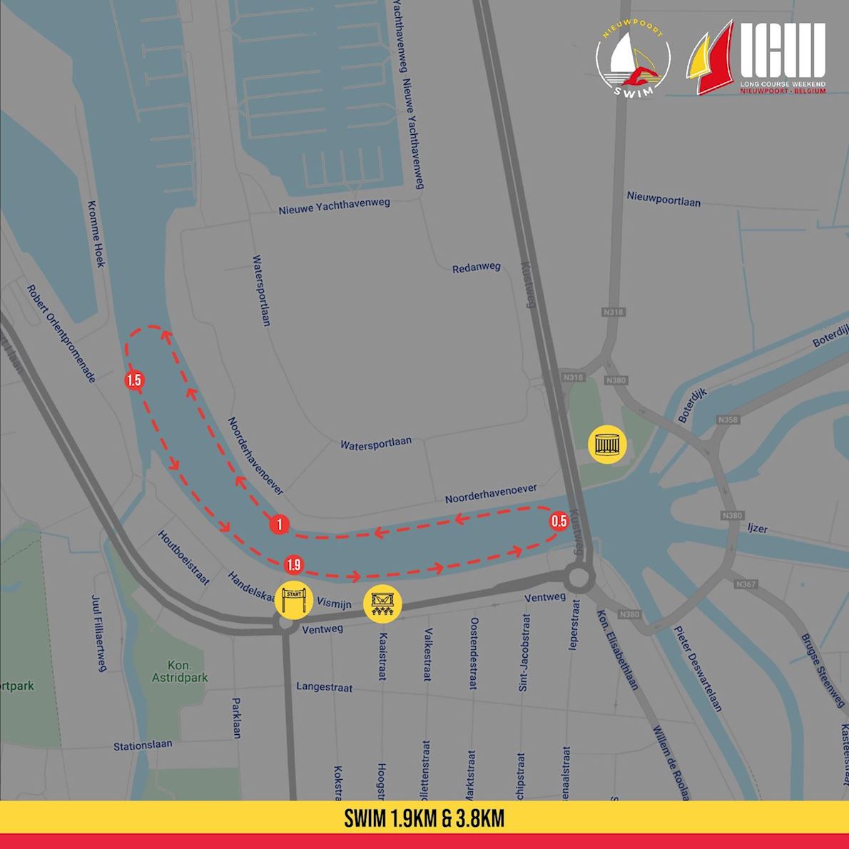 The Nieuwpoort Swim, 22 Sep 2023 | World's Marathons